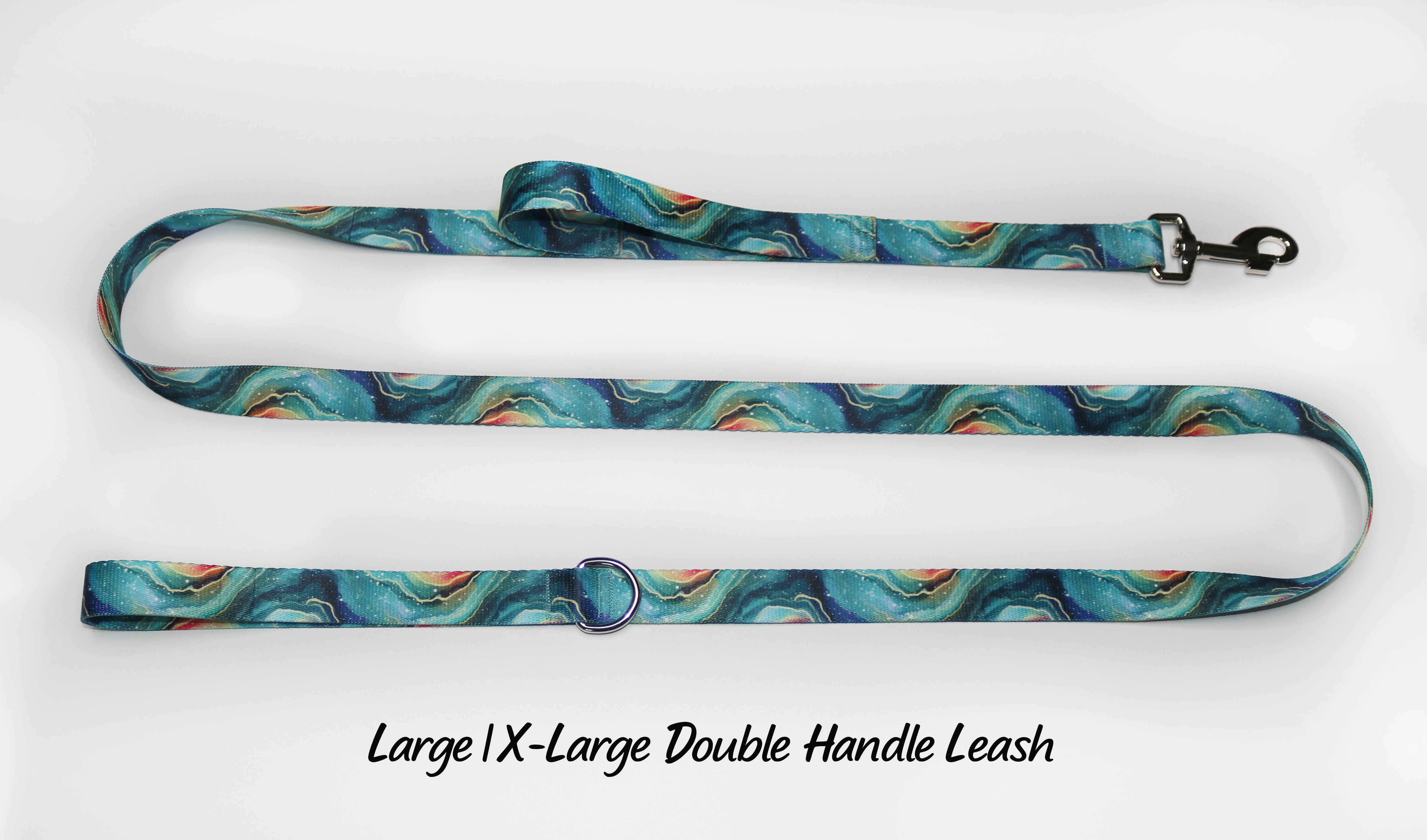 Arctic Cosmos Double Handle Leash